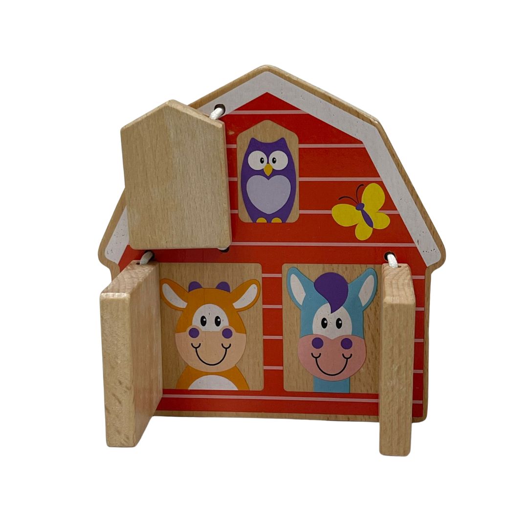 Melissa & Doug First Play Peek-a-Boo Farm Wooden Grasping Toy $100 (70 ...