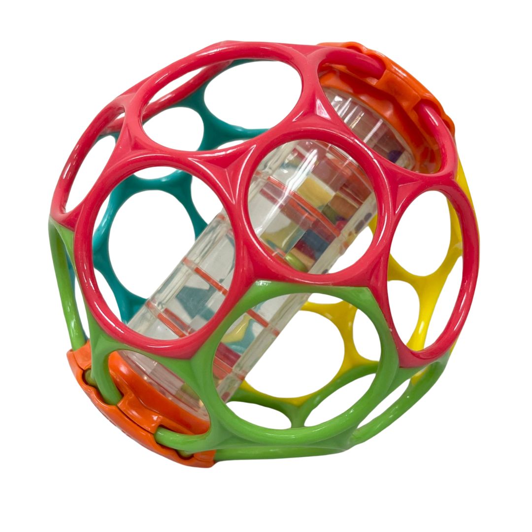 Bright Starts Oball Rollin' Rainstick Rattle Easy-Grasp Toy $50 (70%NE ...